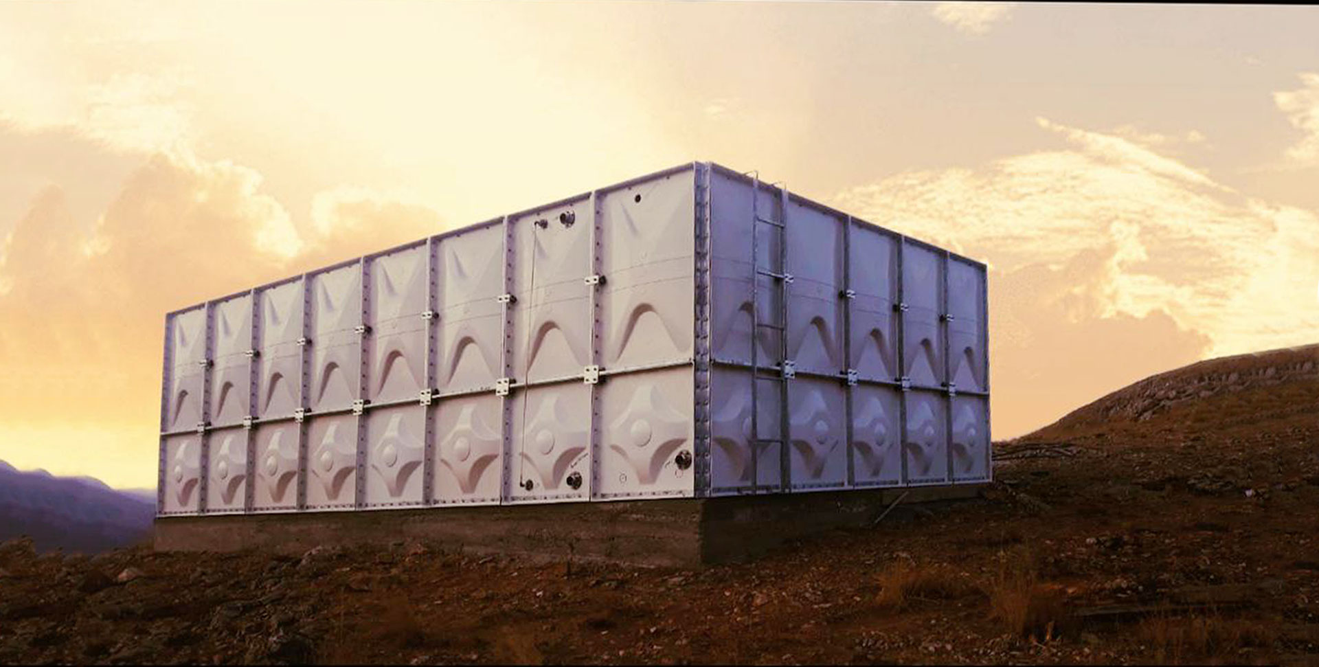 GRP Water Tank, Aquasan Modular Water Tank, Hydrofors and Pumps